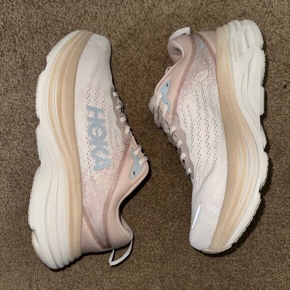Hoka | Shoes | Shoes Hoka Womens Bondi 8 Running Sneaker Vanilla Cream ...